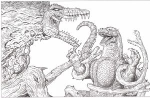 20 Free Printable Godzilla Coloring Pages - DealTrunk