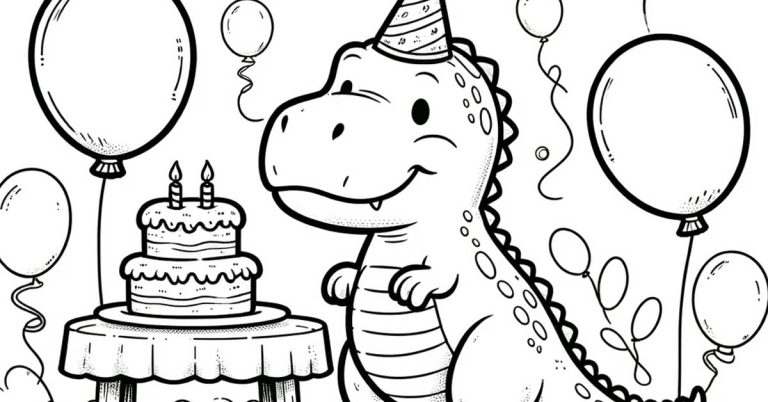 15 Free Dinosaur Coloring Pages Kids Will LOVE - DealTrunk